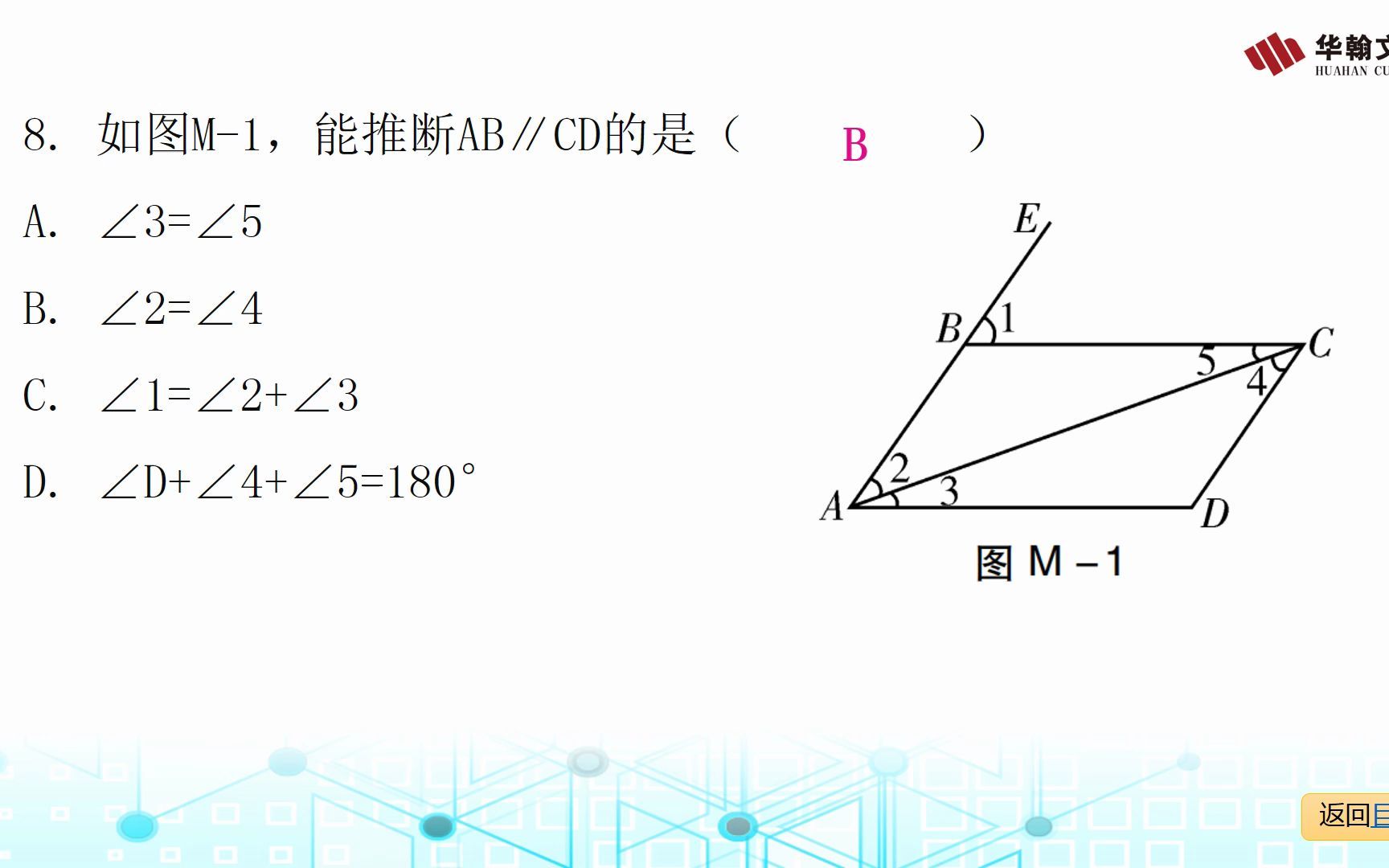 初二数学北师大版上册,期末综合测试,水平提升