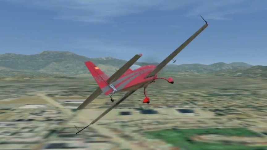 航空模拟器2020 09:神奇!特技飞机撞成这样了还没爆炸