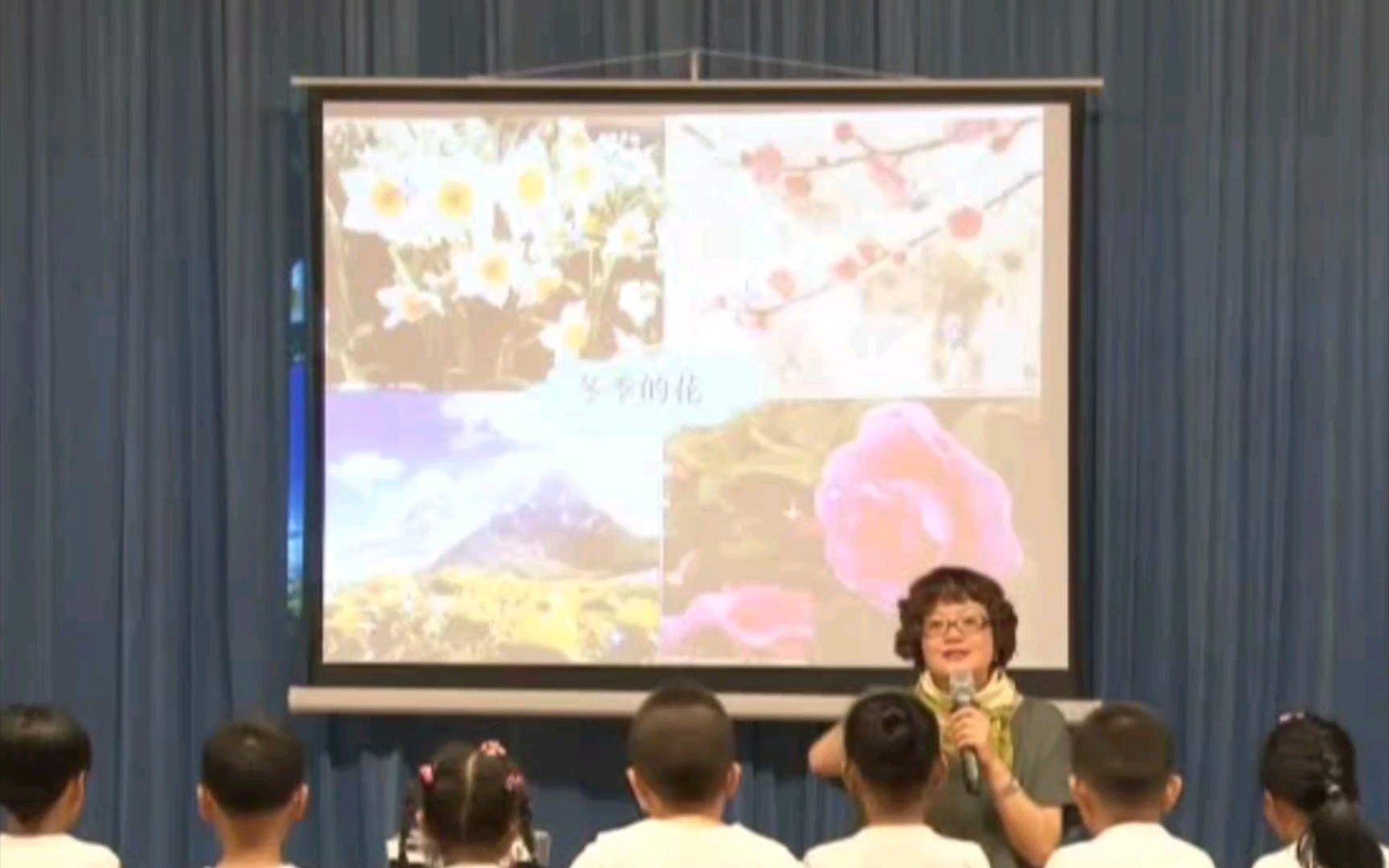 幼儿园大班语言教育活动:《我的名字克丽桑丝美美菊花》