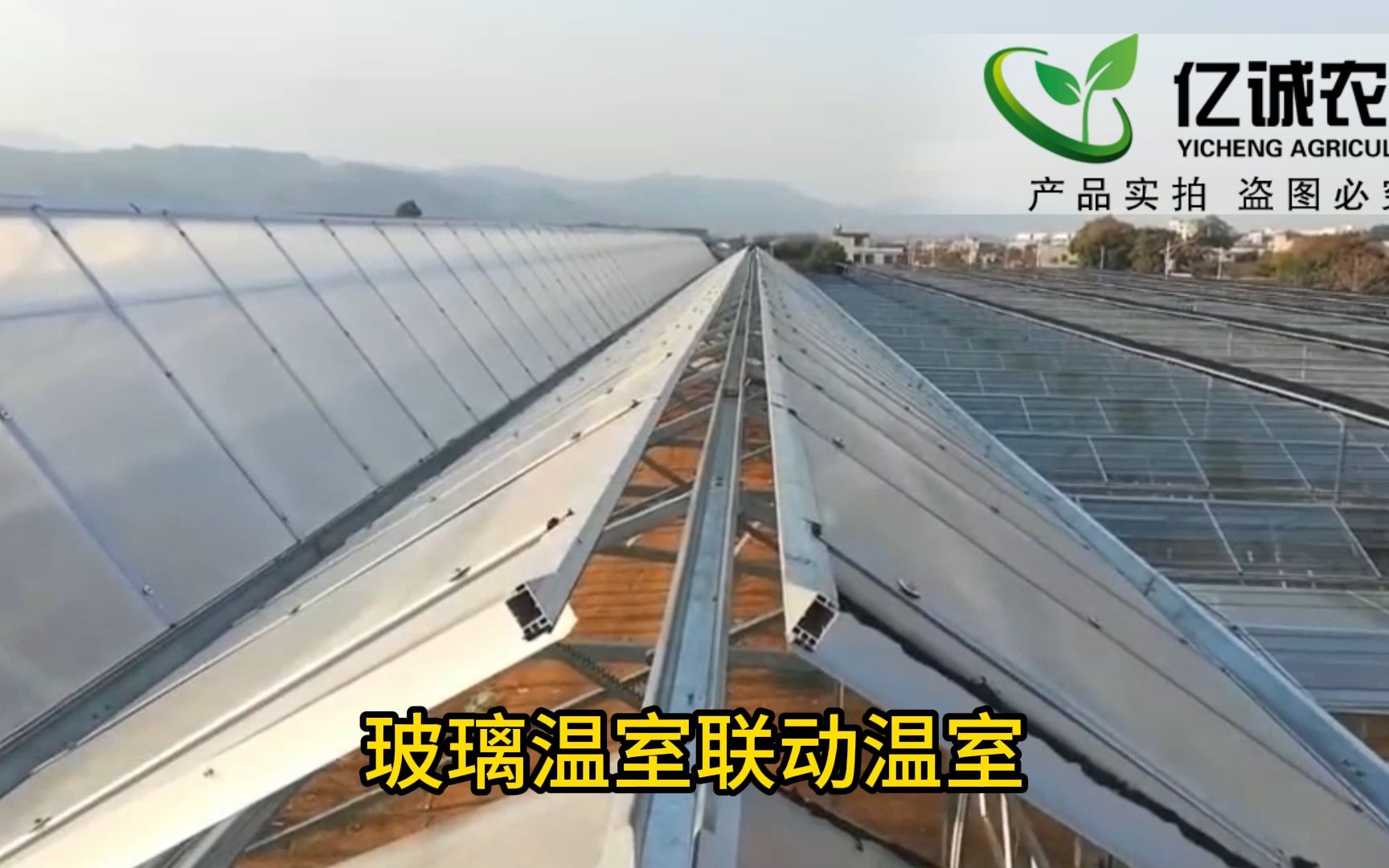 建大棚选亿诚 连栋智能玻璃温室建设 工程施工快 源头发货 省钱