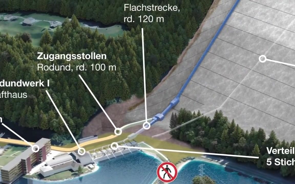 德国GTA齿轨运输系统EMZ用于抽水蓄能电站大坡度压力斜井项目