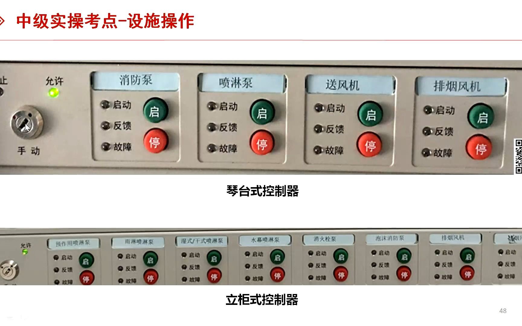 消防联动控制器直接手动控制单元操作★