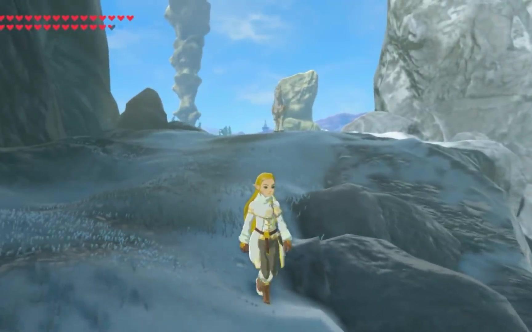 《塞尔达传说旷野之息》赛尔达公主MOD让公主去摸鱼打怪