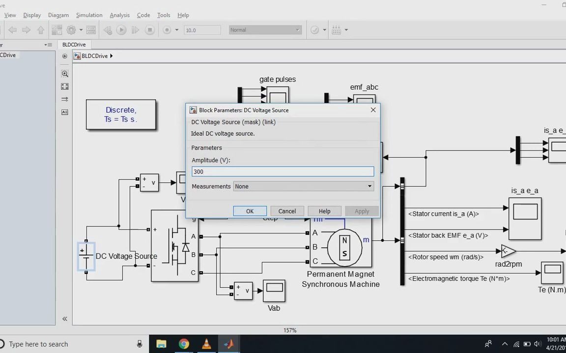...less DC motor drive Matlab Simulation无刷直流电机驱动Matlab仿真
