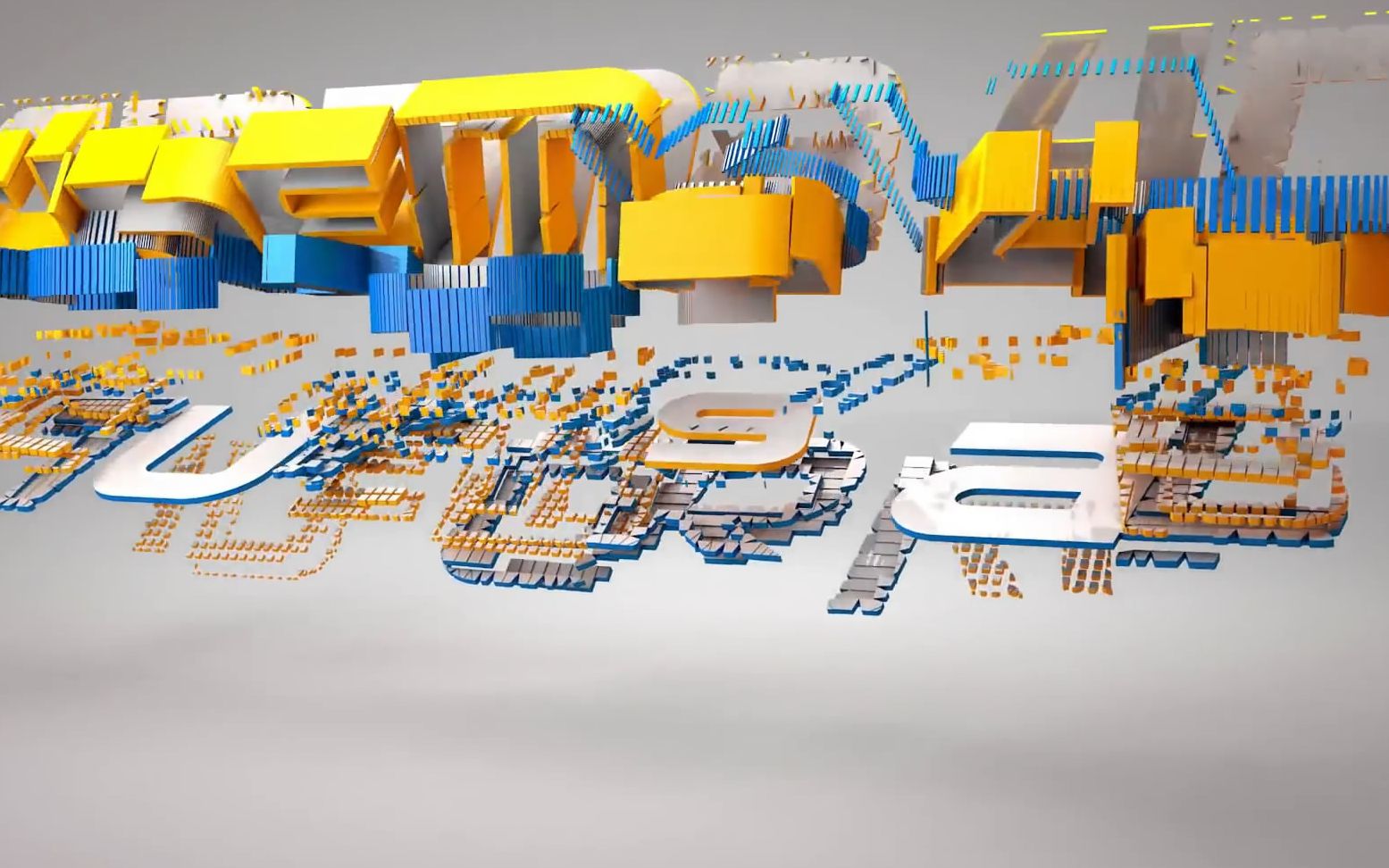 【C4D教程】用C4D软件制作一个创意破碎破裂3D文字动画效果视频...