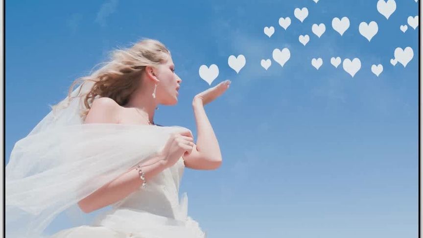 ps新手教学—为图像添加大小不同的可爱心形