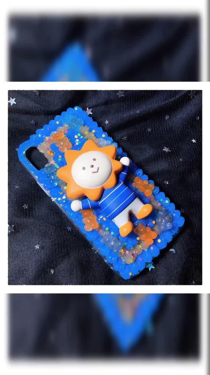 盲盒水晶奶油胶手机壳