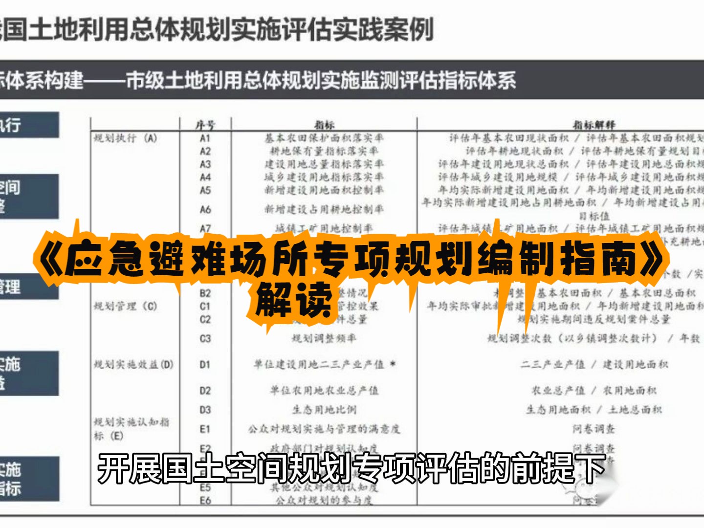 《应急避难场所专项规划编制指南》解读