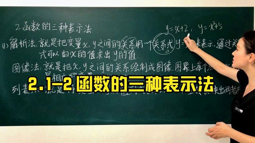 【高考数学一轮复习】2.1-2 函数的三种表示法