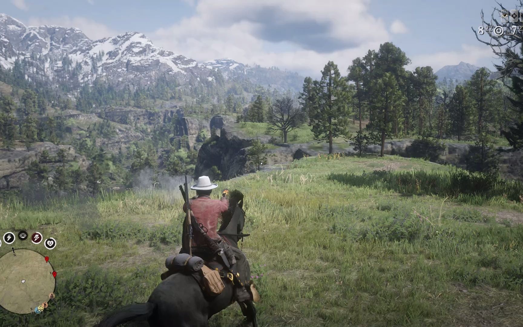 荒野大镖客2线上 终于拿到毛瑟双枪了,梦回抗战年代,当一回美国燕双鹰