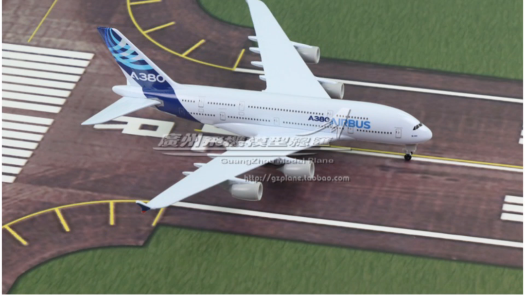 包邮 空中巴士 Airbus 空客 A380 原型 18cm 合金 仿真飞机模型地址:…