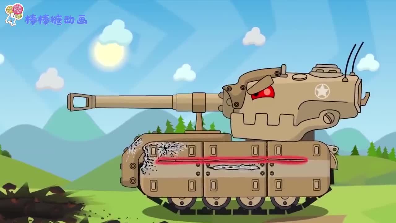 坦克动画世界敌军强袭,两方坦克一对一比拼,最终会鹿死谁手