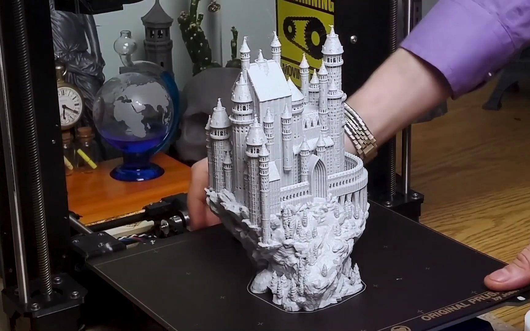 3D打印中世纪城堡时光倒影,神似魔仙堡!