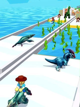 骑恐龙#快跑 #太好玩了 #儿童益智 #小游戏