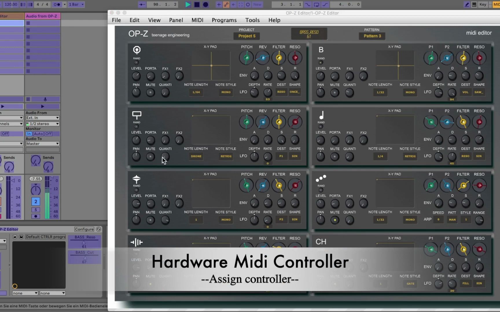 【第一键盘】新OP-Z控制器和编辑器插件发布