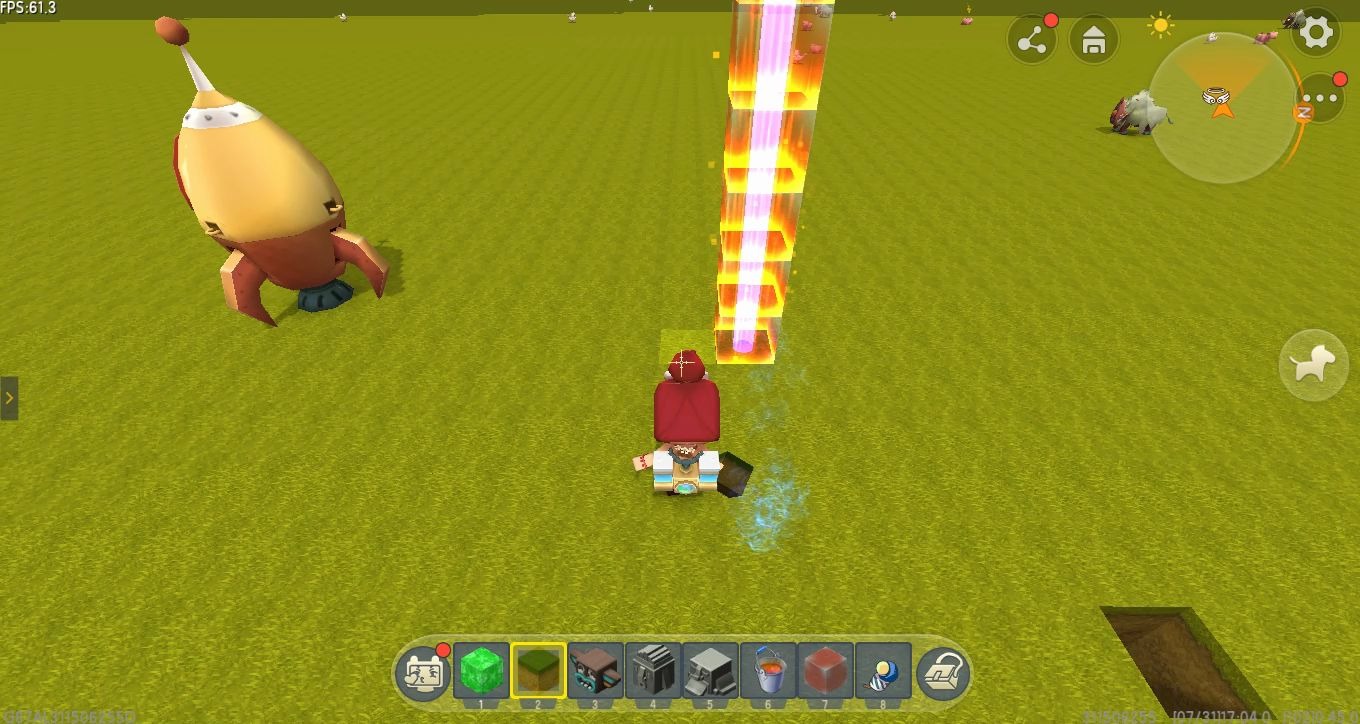 迷你世界:光柱电梯教学,让光传送你上天堂