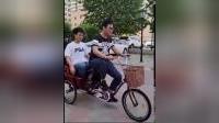 君晓天云永久牌人力三轮车脚踏车脚蹬车脚踩小型代步单车轻便大人...