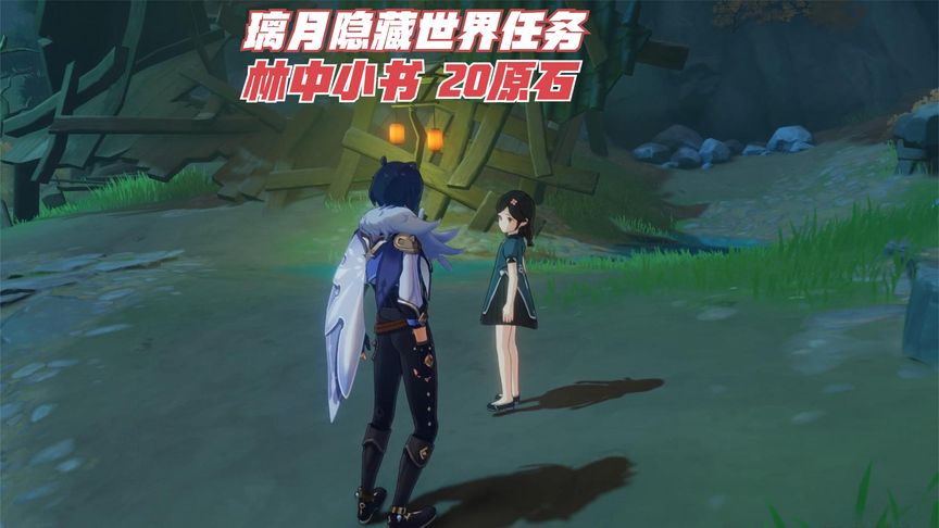 璃月隐藏世界任务林中小书