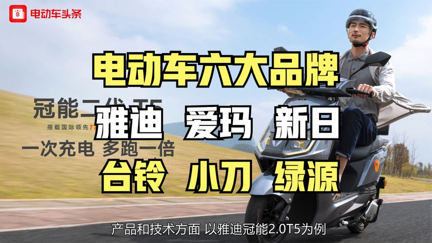 买电动车,怎么选?六大一线品牌,有哪些?了解一下,不会选错