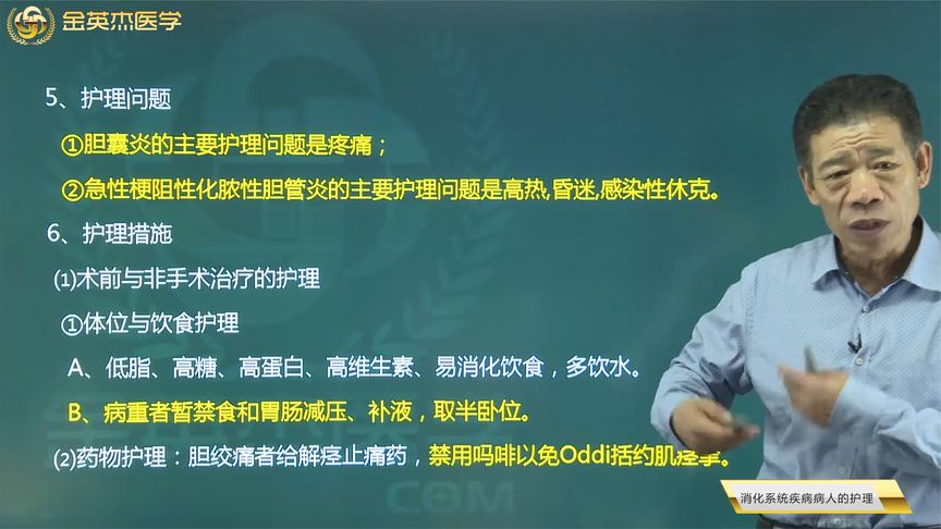 胆道感染病人的护理01胆囊炎03饮食要求,术后T型引流管护理措施