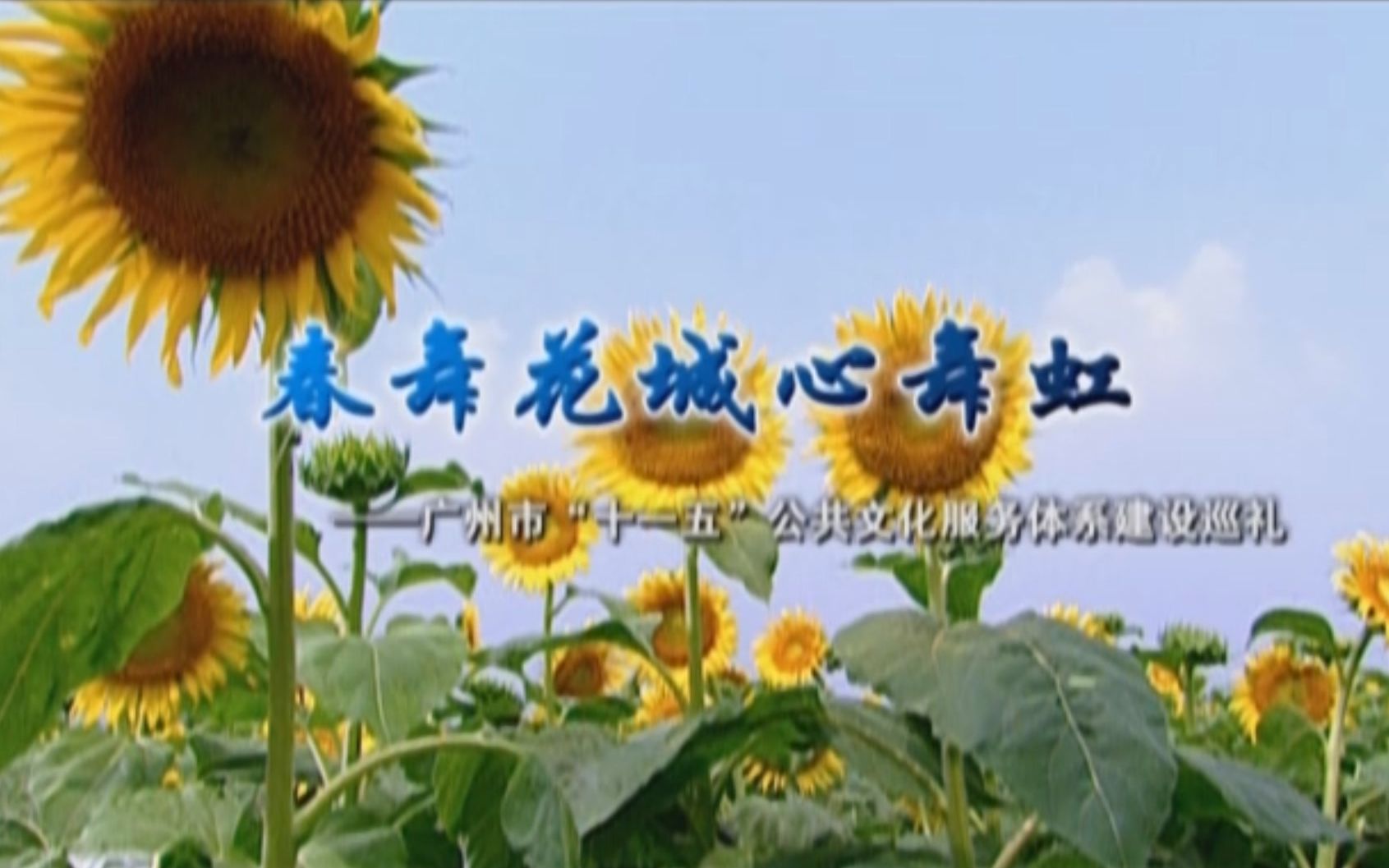 【城市宣传片】广州市"十一五"公共文化服务体系建设巡礼