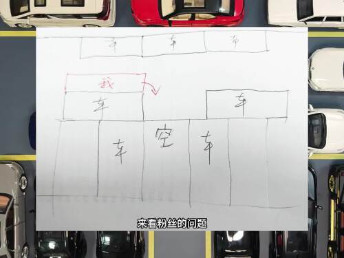 车位前面两边都有停车要怎么倒车入库呢
