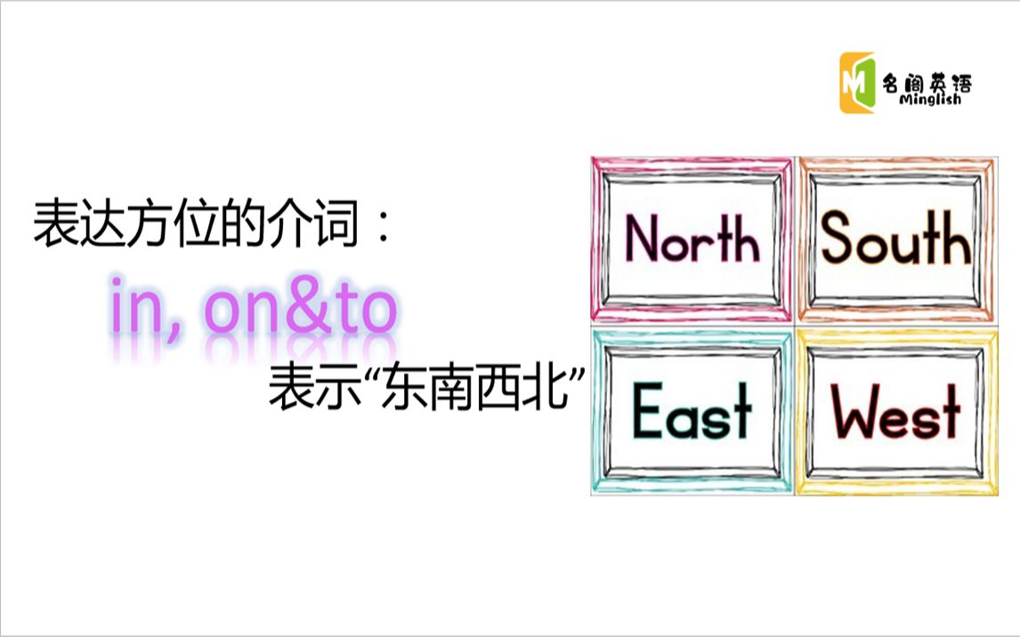 【提分干货】in, on&to表达方位:在某地的“东南西北”