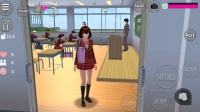 樱花校园模拟器:第一天上学小夕就开车来学校,结果还是迟到了