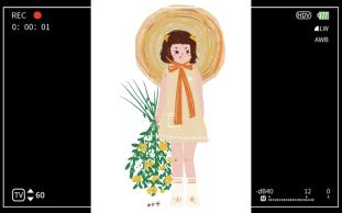 【PS板绘】拿着黄玫瑰的女孩,解压人物小练习