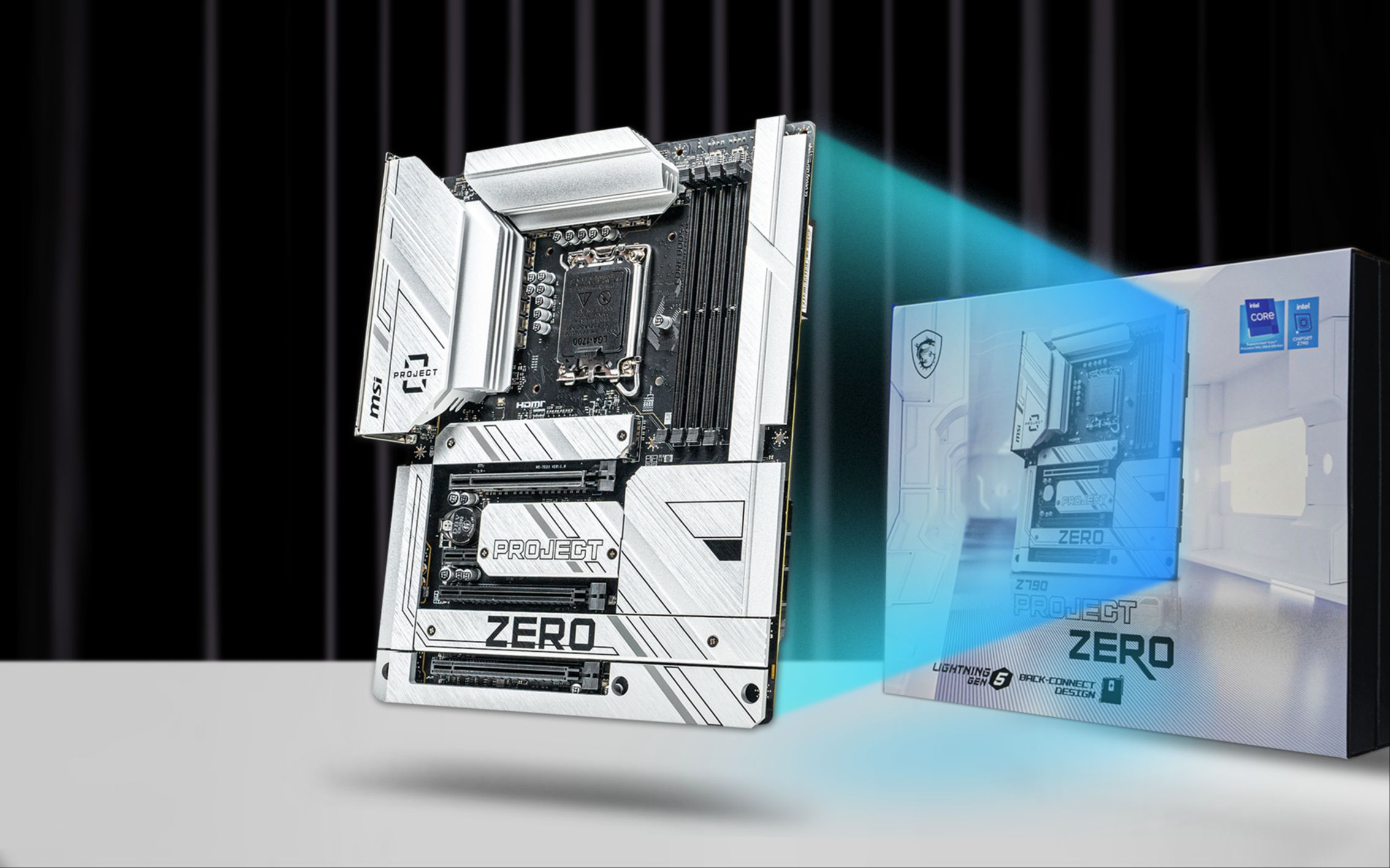 【硬件茶看】背插接口-微星Z790 PROJECT ZERO主板开箱测试