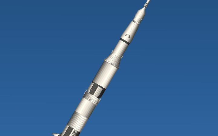 [航天模拟器]高仿土星五号