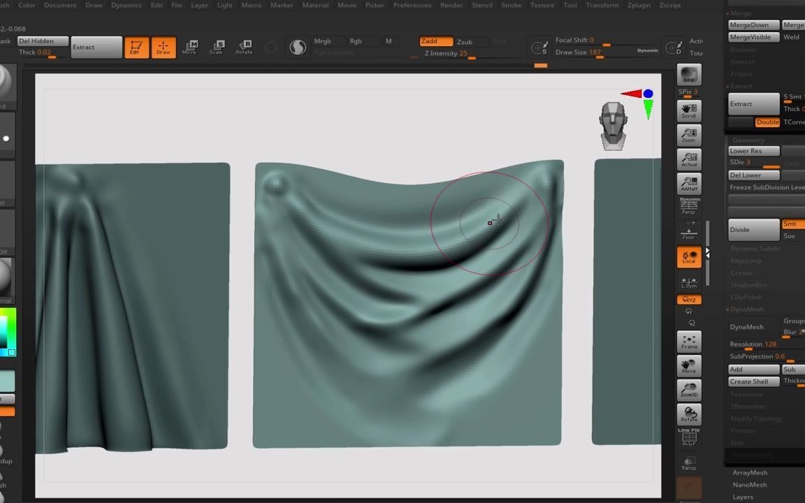 【造型设计】三种基础褶皱的3D演示