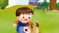 幼儿园安全教育_和狗玩耍要注意