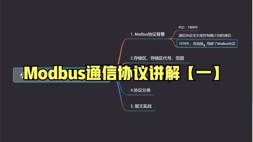 小白也能听懂的Modbus协议讲解【一】