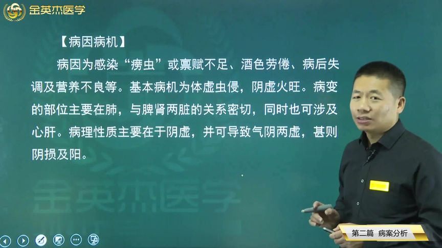 中医内科常见病05肺痨(肺结核)四大正表现症状,与虚劳肺痿区别