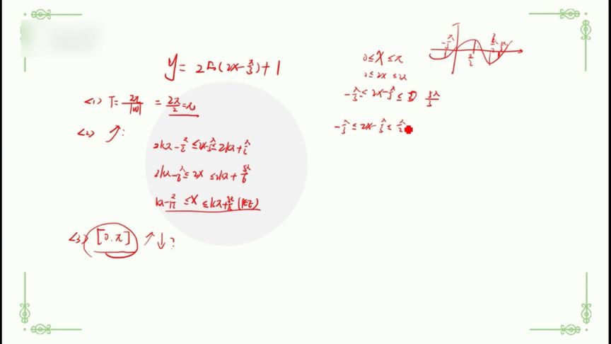 高三数学知识突破:三角函数图像与性质基础分析与基础题型讲解