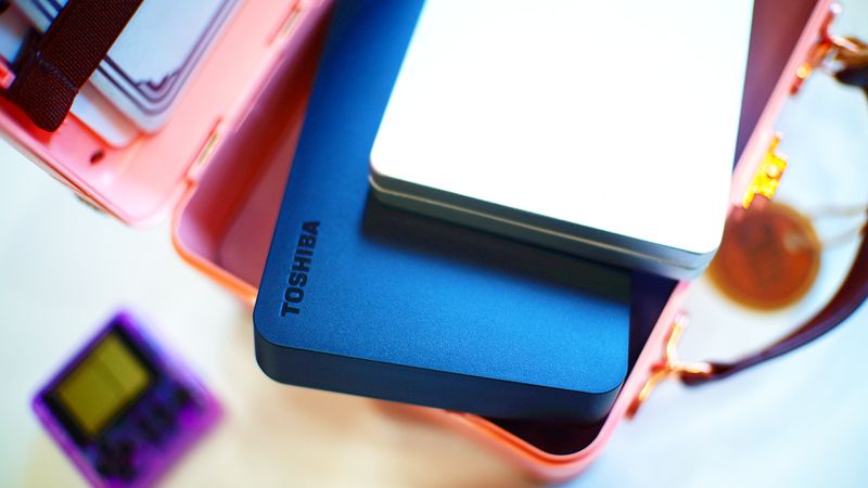东芝4T移动硬盘开箱