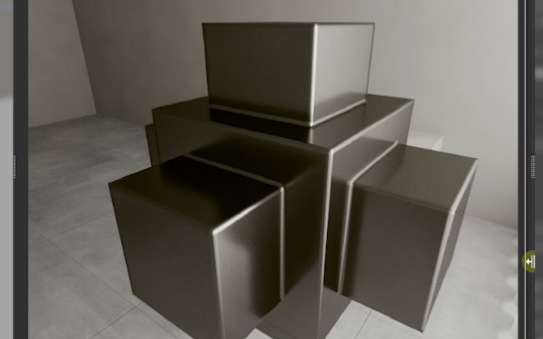 3dmax的圆角效果如何用材质表现出来呢?