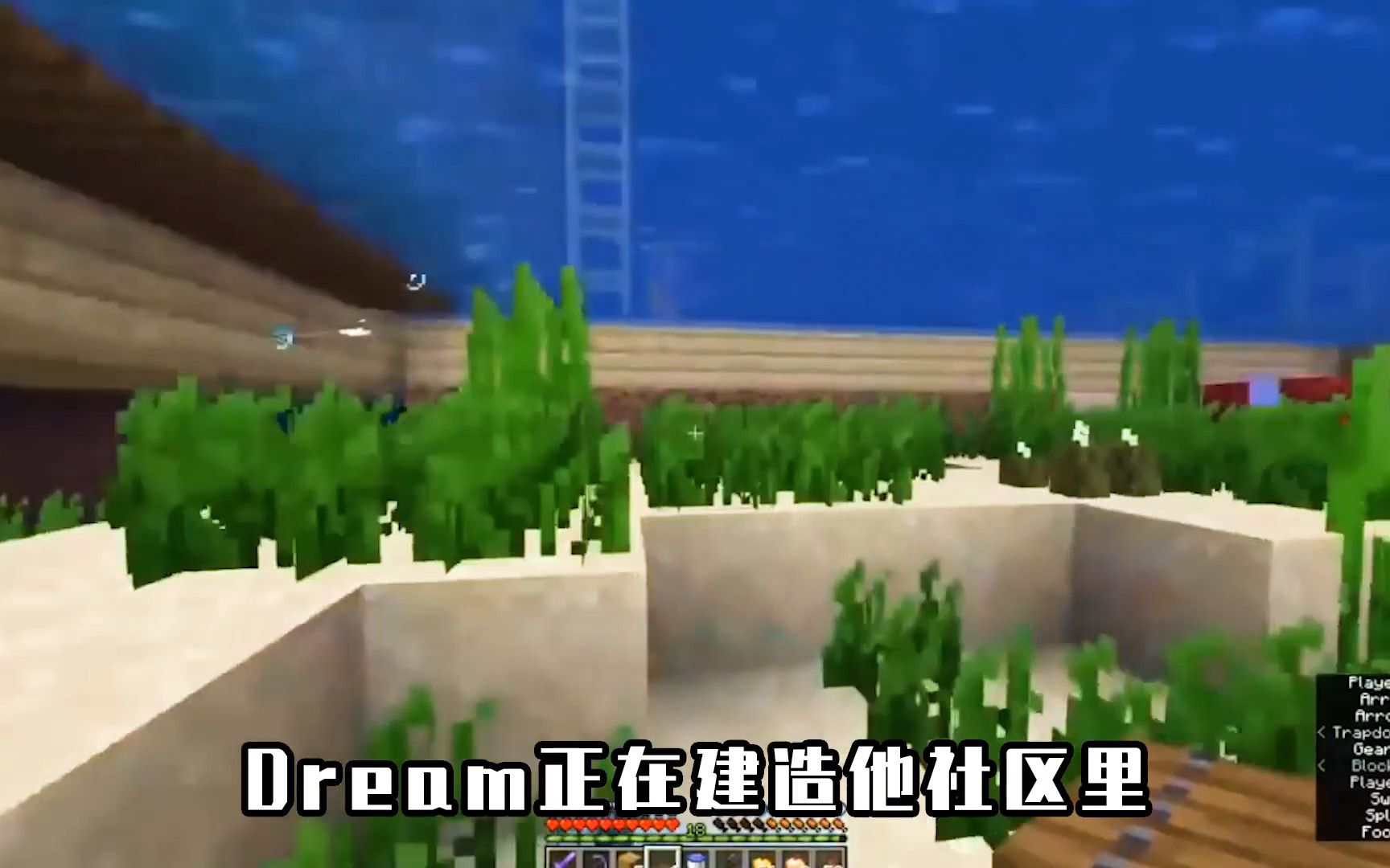 我的世界:Dream本体第一次现身?Sapnap开直播,Dream恰好进来