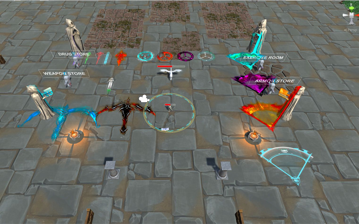 Unity3d仿制魔兽争霸RPG地图小游戏(未完成版)