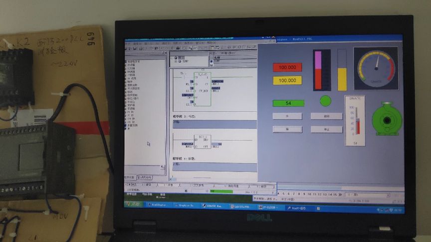 西门子wincc多个模拟量图仿真300plc计数器程序