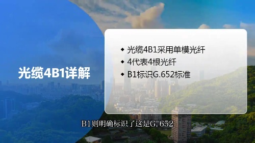 光缆4b1是单模还是多模
