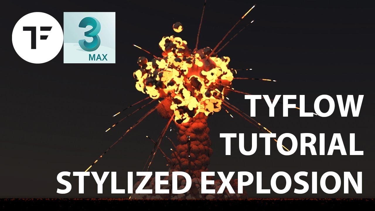 风格化爆炸——TyFlow/Vray教程(3dsmax 教程)