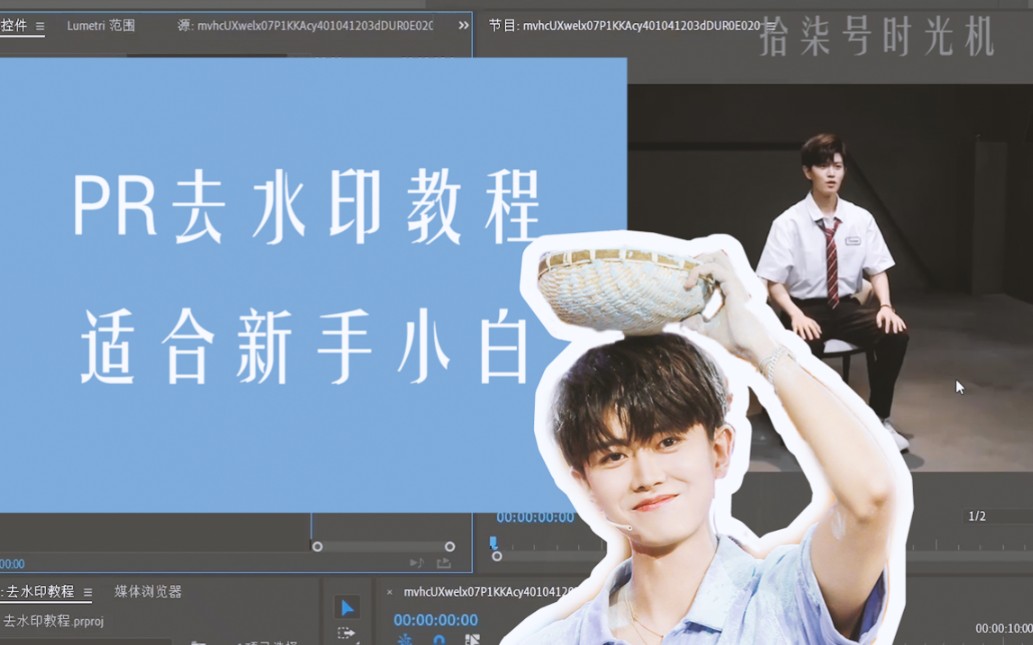 【pr去水印教程】剪辑小白必看!一看就会!