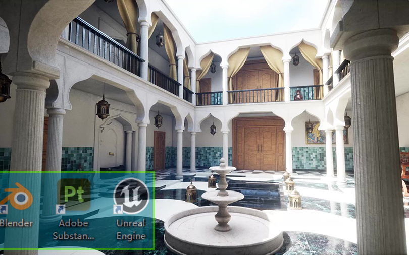 【中字】UE5建筑环境场景制作全流程_视频教程搬运