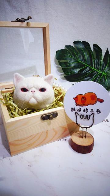 戳时间长了会有一定的治愈感觉加成,羊毛毡戳戳乐,手工diy