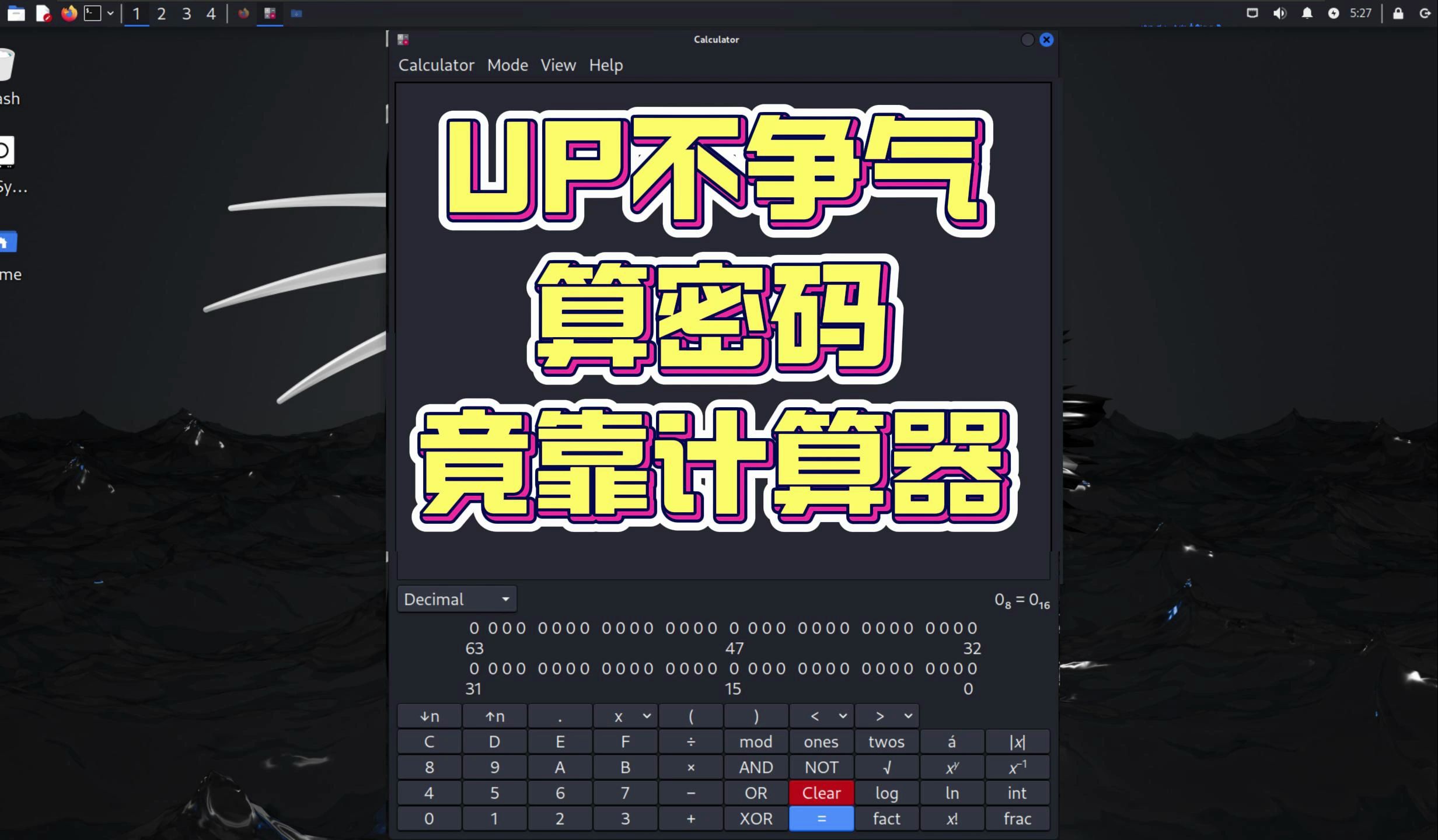UP不争气,算密码竟靠计算器——ida逆向反编译ctf密码算法,生成正确...
