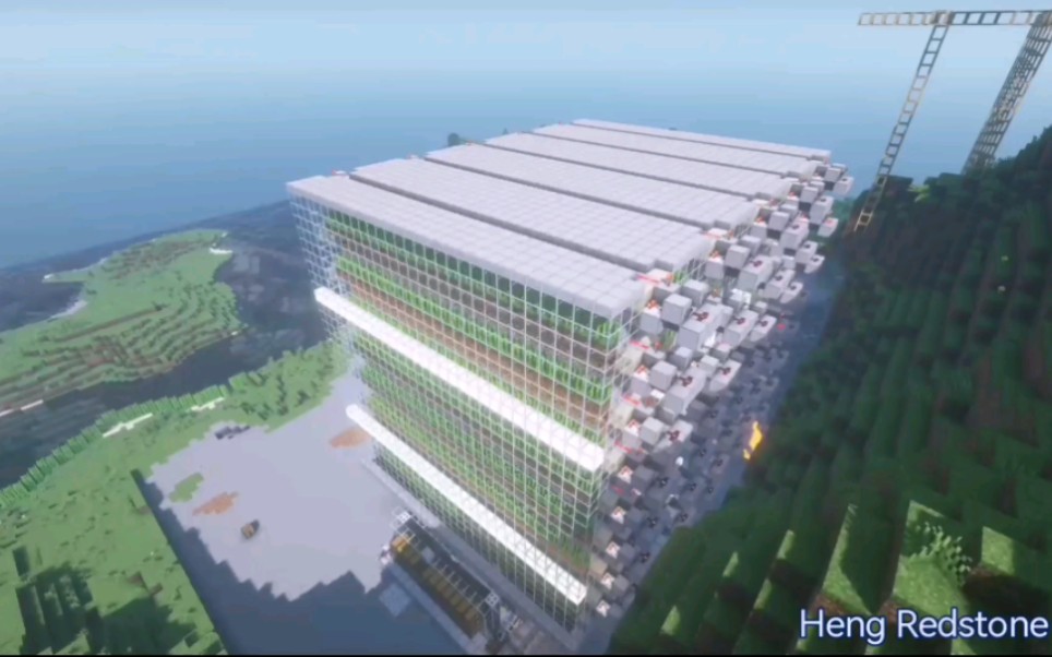 我的世界HRT服务器1.7W甘蔗机,附投影_哔哩哔哩bilibili_我的世界