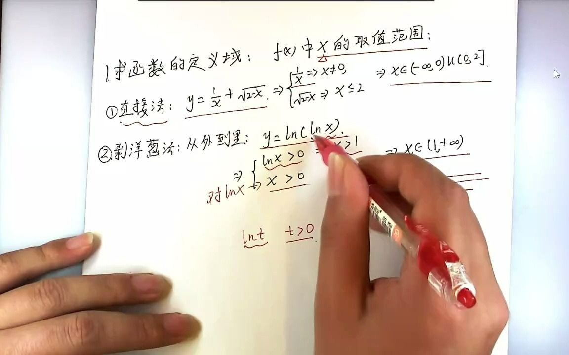 知识点1--函数定义域