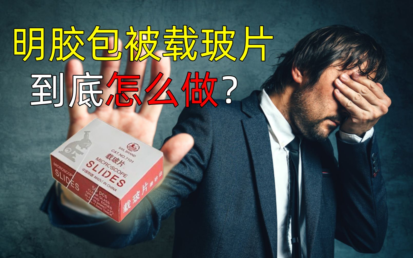 明胶包被的载玻片的制备
